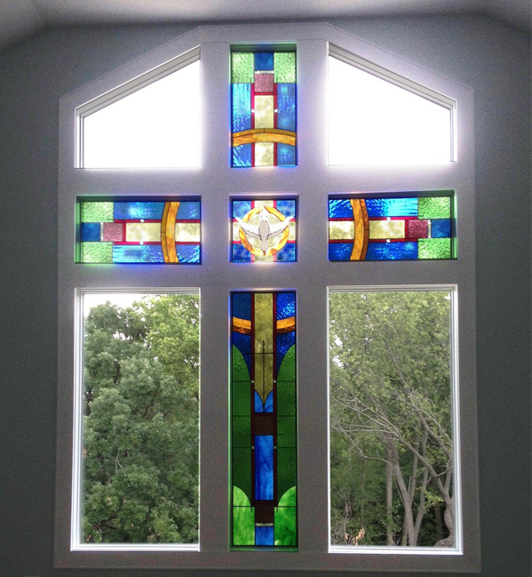 Lewis University Brothers Chapel | Sheri Law Art Glass